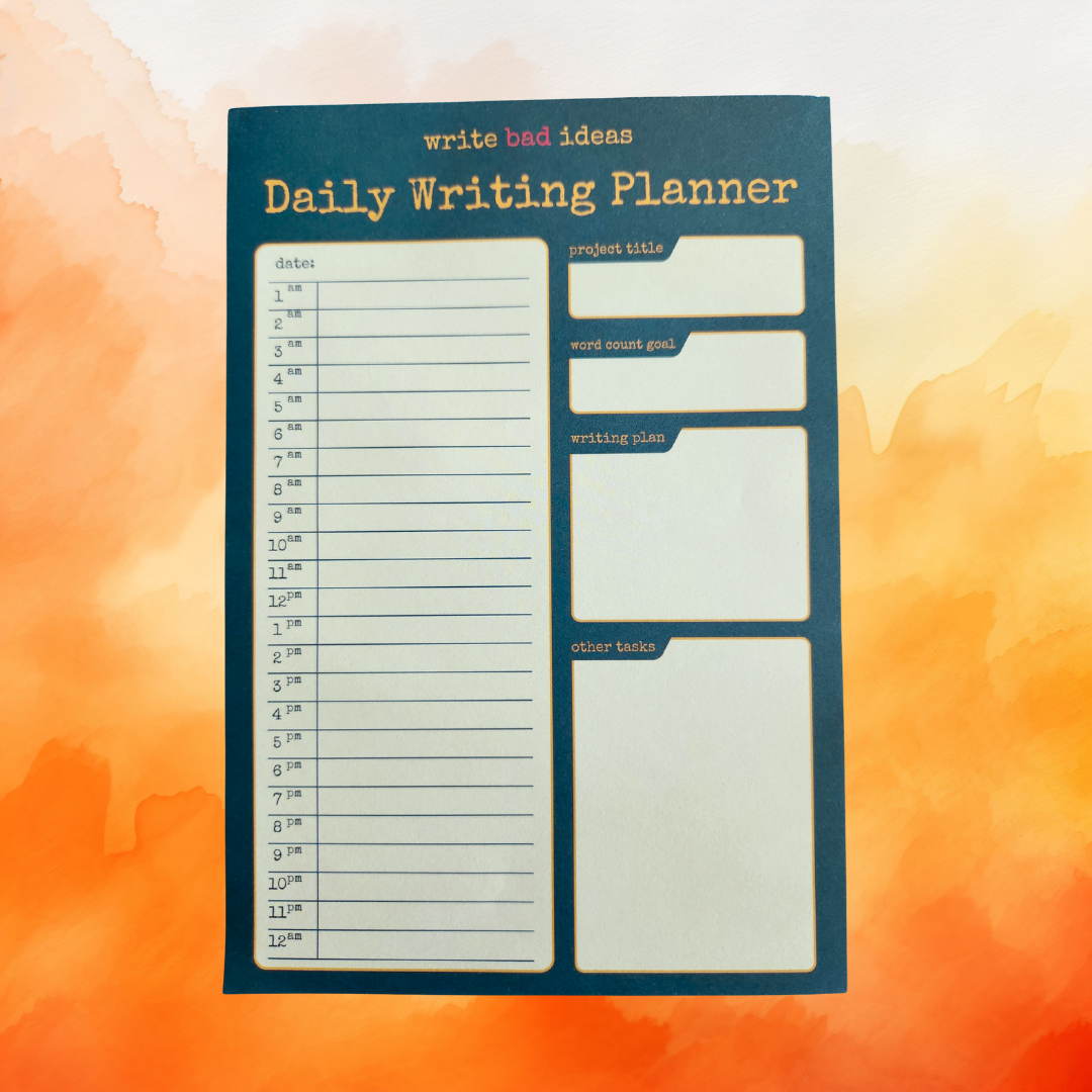 Daily Writing Planner Pad (50 Sheet Notepad) – Write Bad Ideas