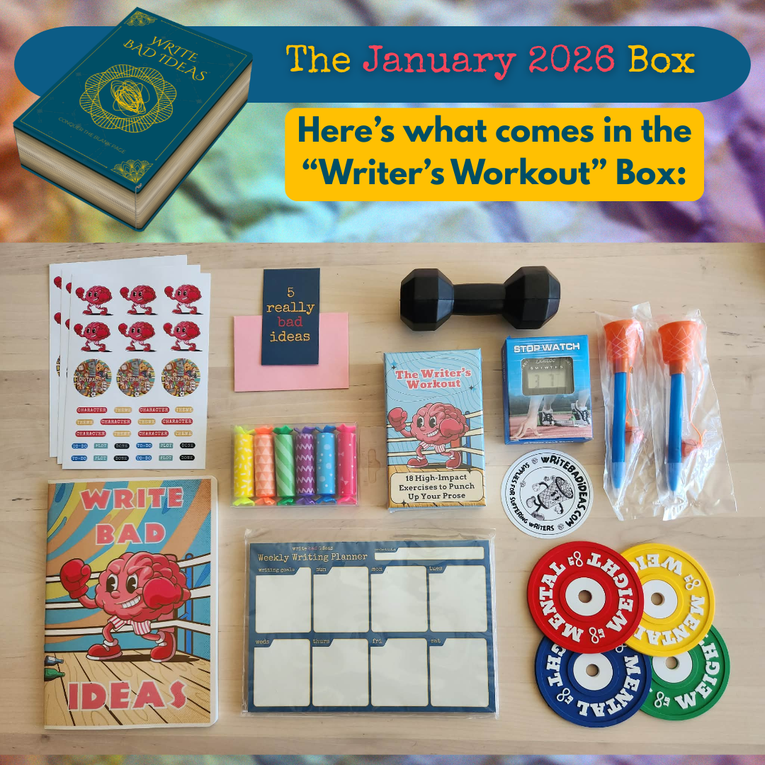 Subscription Box for Writers - Beat Writer's Block! – Write Bad Ideas